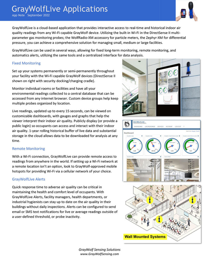 GrayWolf IAQ Application Notes